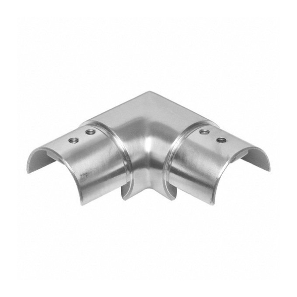 Slotted Handrail Connector — 90º Corner | Trade Balustrade