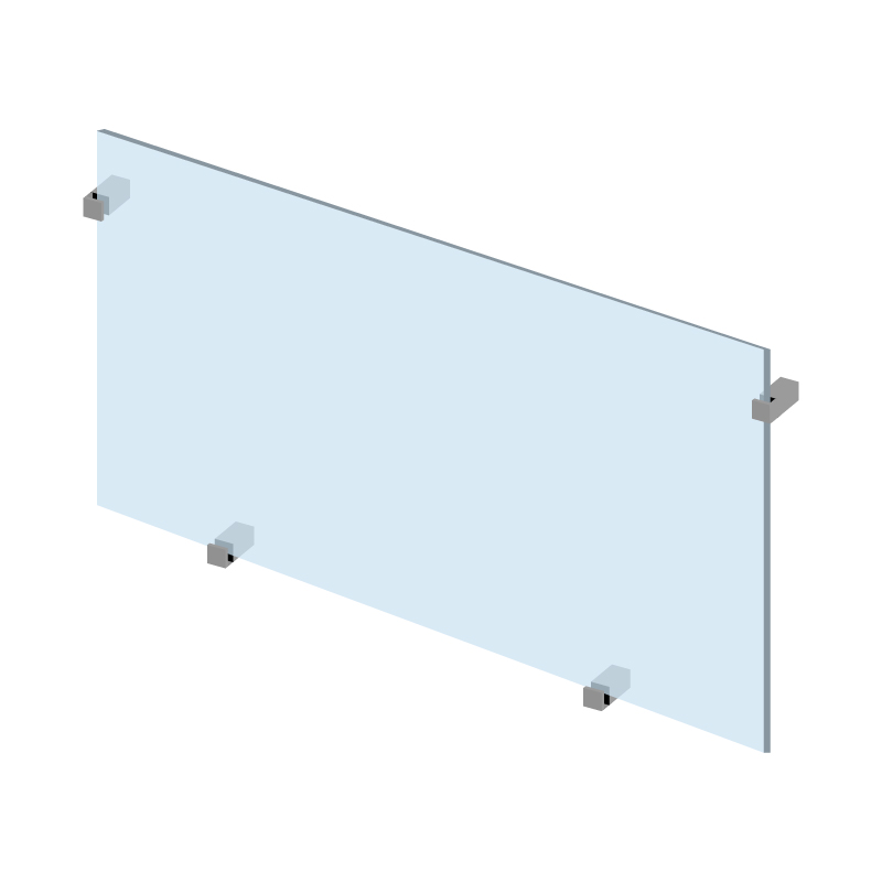 Glass Support Bracket for Model 403 Juliet Balcony | Product
