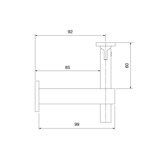 Adjustable Handrail Bracket, Suits Square / Rectangle Tube | Product