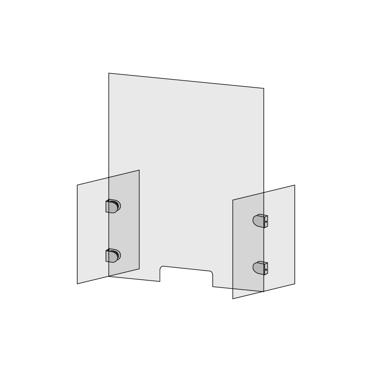 Protective Glass Cough Guard | Product