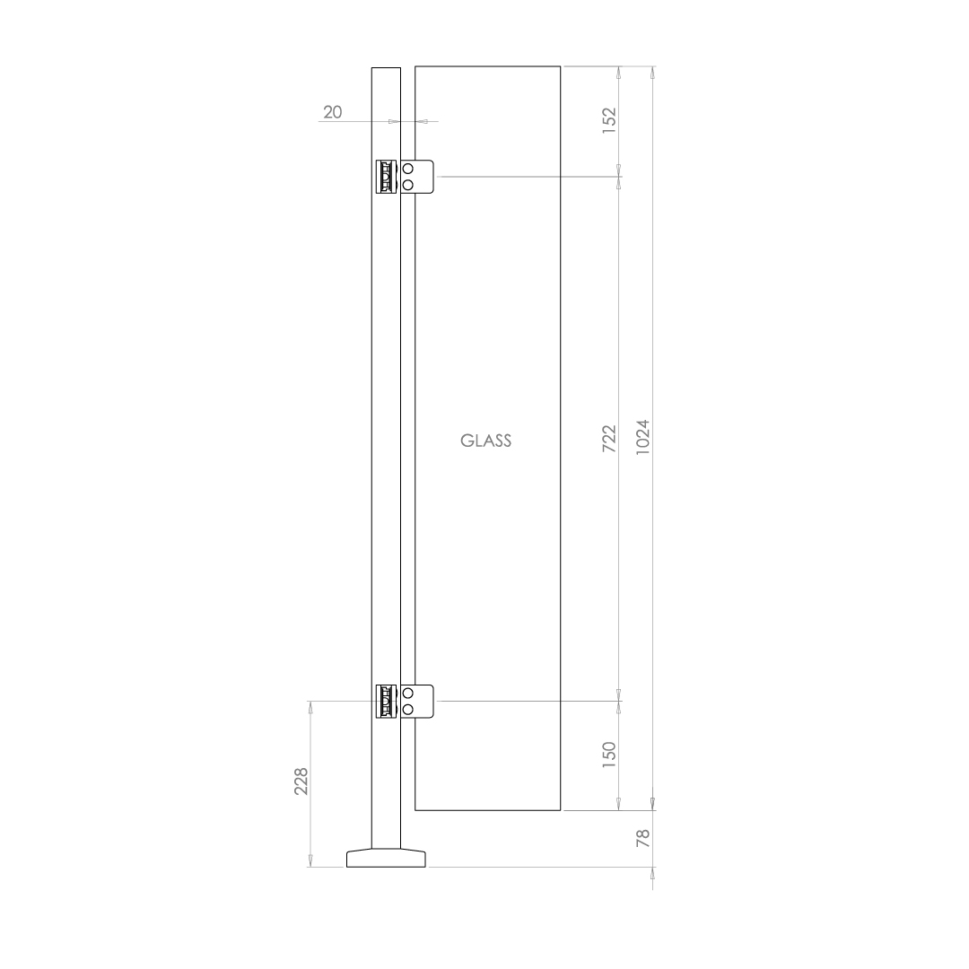 Square Ultimate Post — Corner | Product