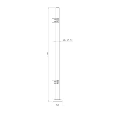 Square Ultimate Post — Corner | Product