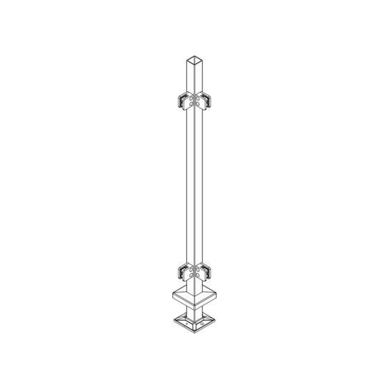 Square Ultimate Post — Corner | Product