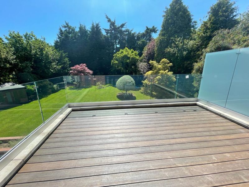 Frameless Channel with 1800mm High Privacy Glass - Windsor | Showcase
