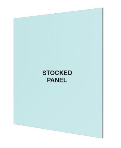 12mm Clear Float Toughened Glass Panel With Dubbed Corners | Product